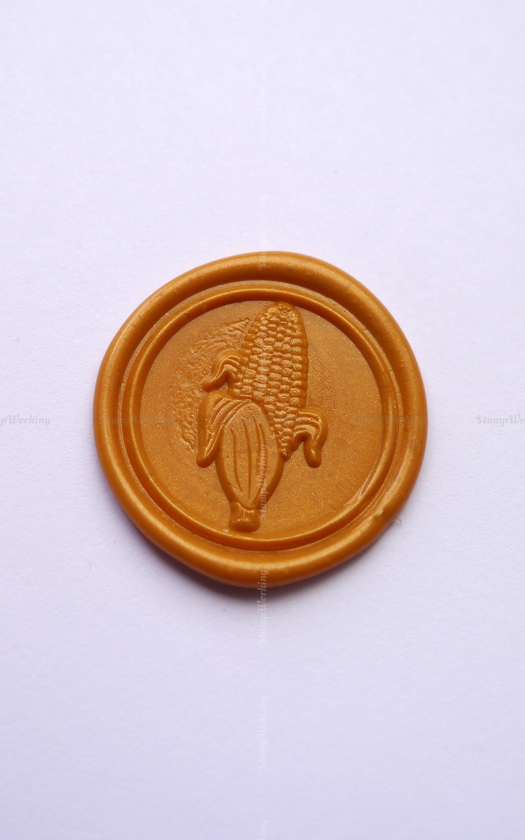 Corn on the Cob Wax Seal Stamp - Vegetable Food Sealing Wax Stamp Kit ...
