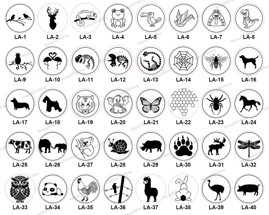 Animal Wax Seals Stamp - Popular Animal Wax Stamp - Slected Insects Wax ...
