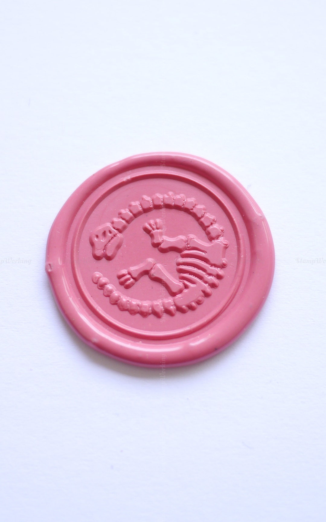 Brachiosaurus Fossil Wax Seals Stamp - Brachiosaurus Dragon Wax Stamp ...
