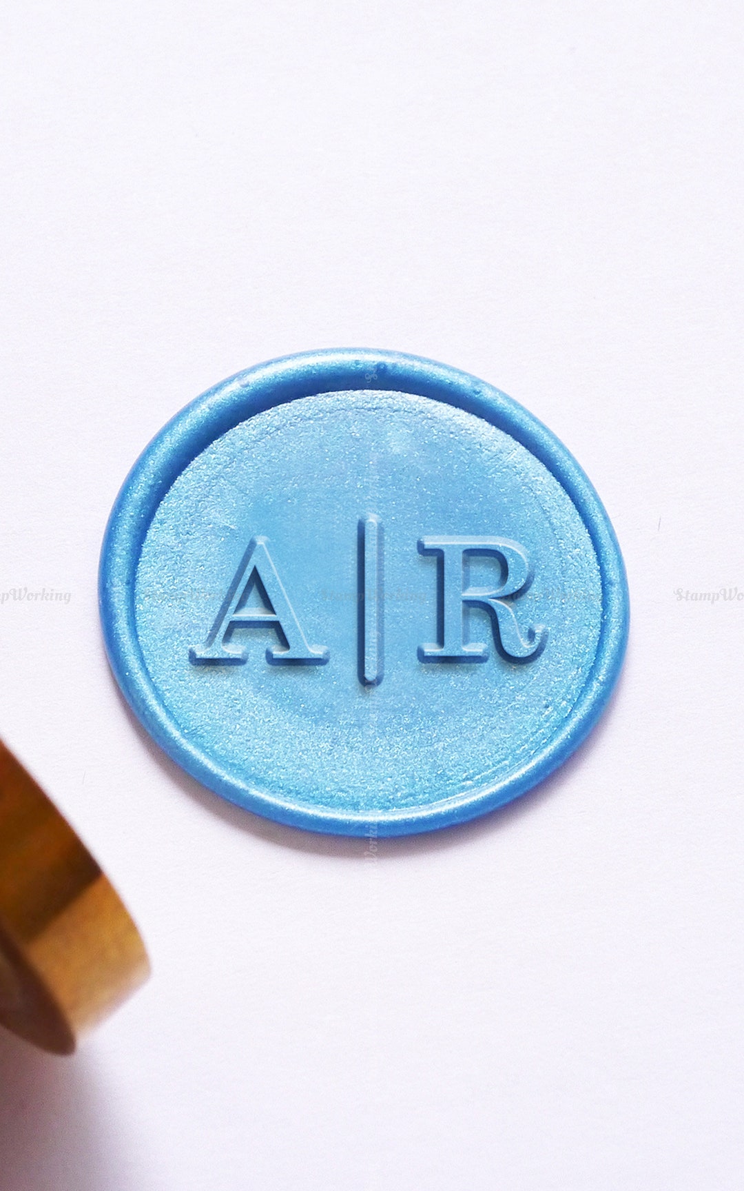 Personalized Initials Wax Seal Stamp - Custom Sealing Wax Stamp Kit ...