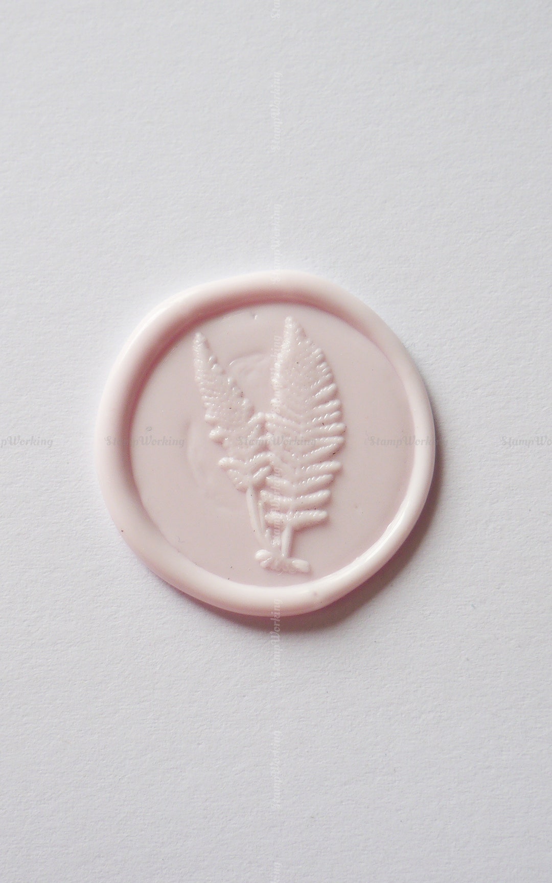 Fern Leaves Sealing Wax Stamp - Tropical Leaves - Personalized Wax Seal ...