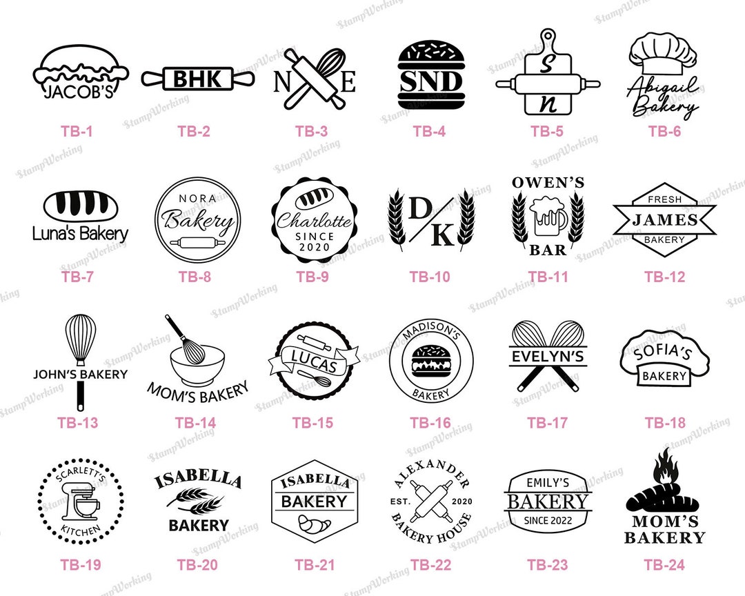 Bakery Branding Iron Stamp - Custom Bread Branding Iron Stamp ...