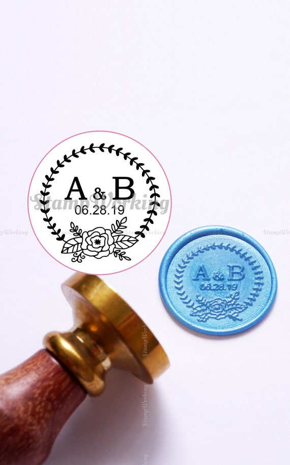 Wedding Inivitation Wax Seal Stamp Wedding Sealing Stamp - Etsy