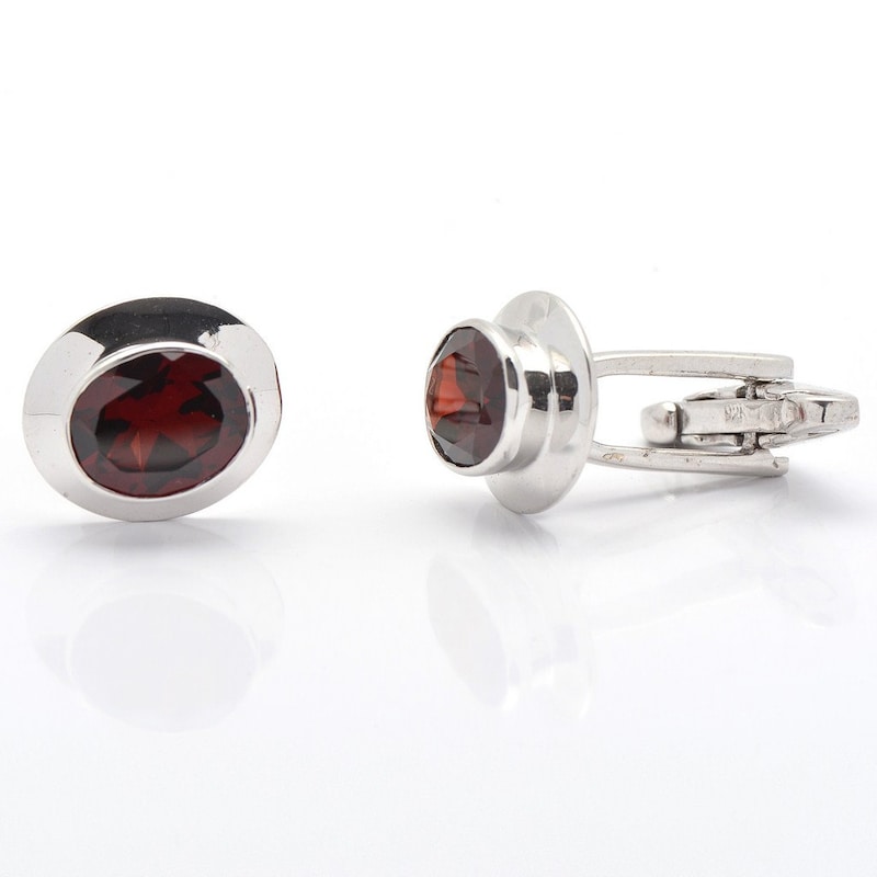 Gemstone Cufflinks - Etsy