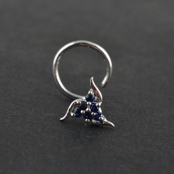 Blue Nose Ring - Etsy