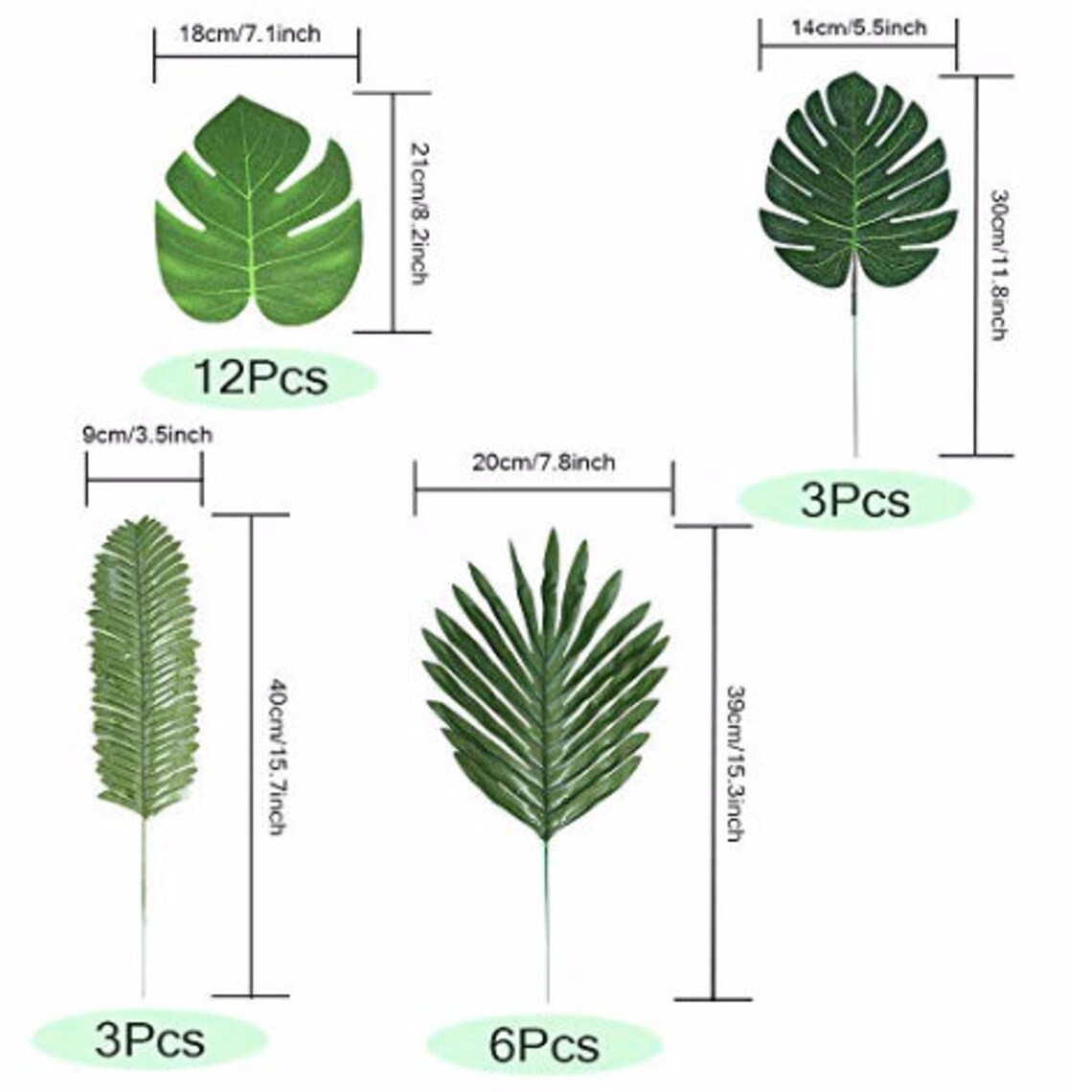 COMBO 12 Strands Artificial Ivy Leaf Plants Vine Garland 24 | Etsy