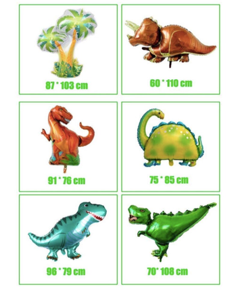 Dinosaur Birthday Party Decoration Set 92 Pcs Set With - Etsy