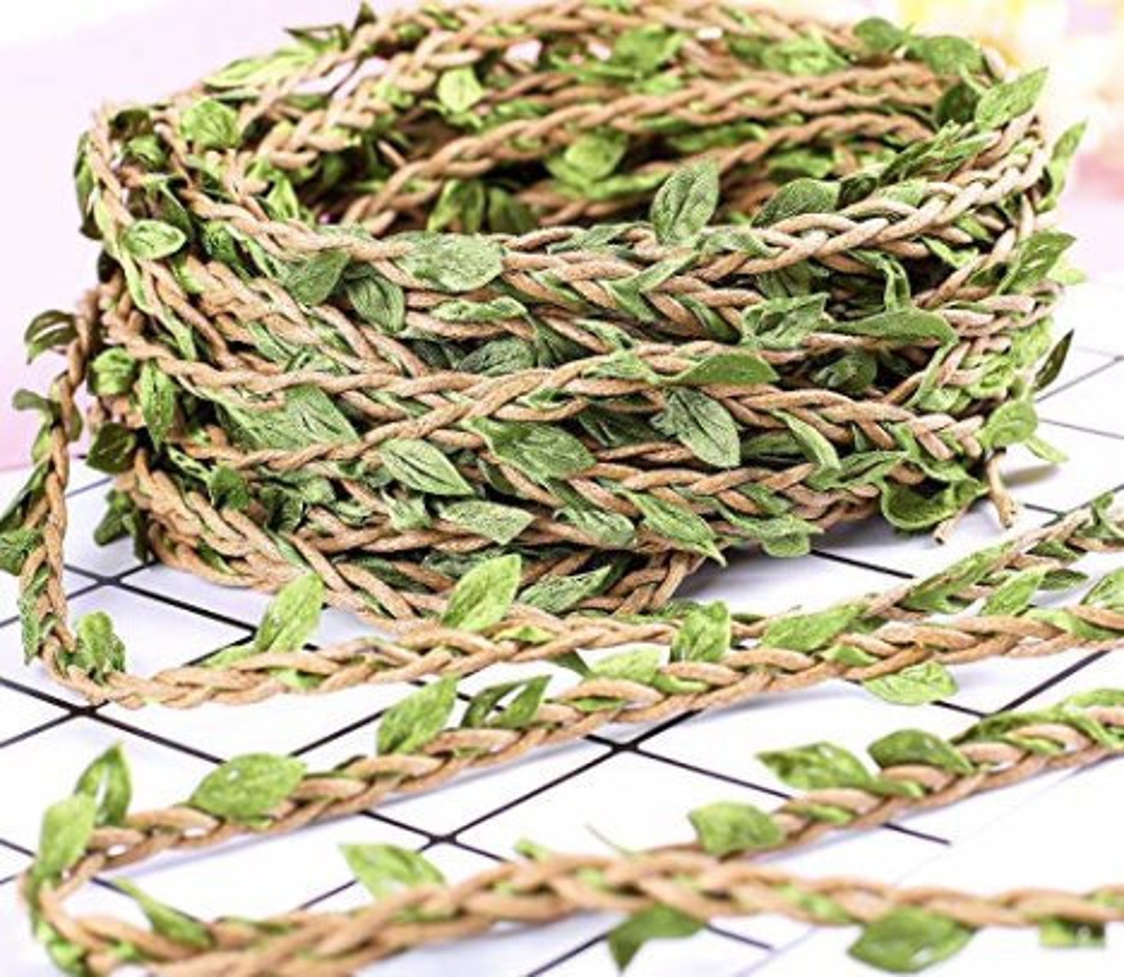98ft Artificial Vines Artificial Eucalyptus Leaf Garland DIY | Etsy