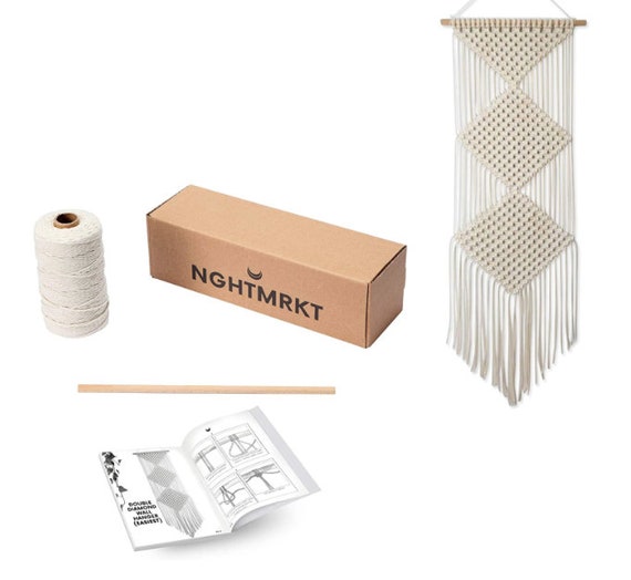 Macrame Kit DIY Macrame Kits for Adult Beginners Macrame | Etsy