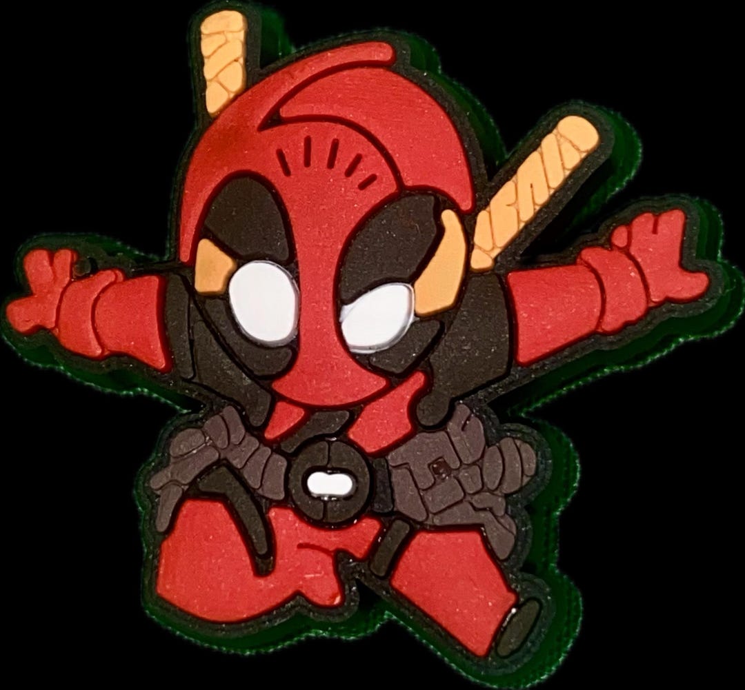 Deadpool Marvel Comics Jibbitz Croc Crocs Charm NEW - Etsy