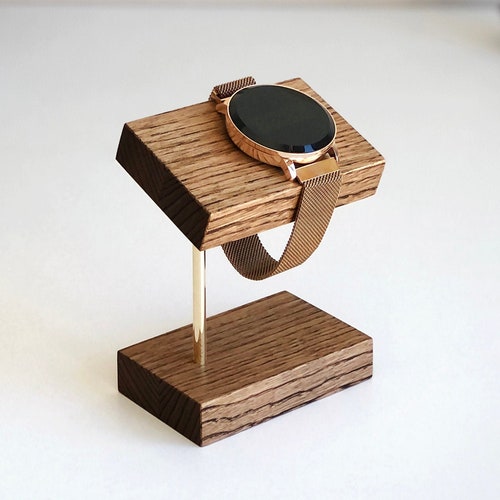 Wrist Watch Stand Holder Gift Anniversary Wood Watch Display - Etsy