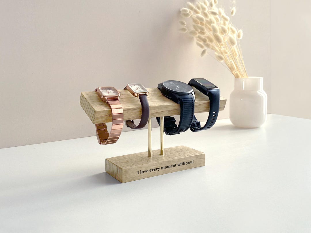 Watch Stand | Personalized Watch Display | Watch Holder | Wood and ...