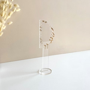 Acrylic Earring Holder | Earring Display Stand | Earring Organizer ...
