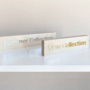 Business Sign Wood and Acrylic | Personalized Business Sign for Table ...