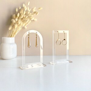 Earring Display Stand | Clear Acrylic Earring Holder | Earring ...