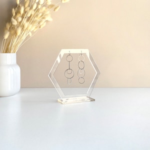 Earring Display Stand | Clear Acrylic Earring Holder | Earring ...