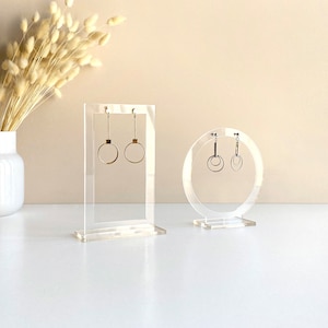 Earring Display Stand | Clear Acrylic Earring Holder | Earring ...
