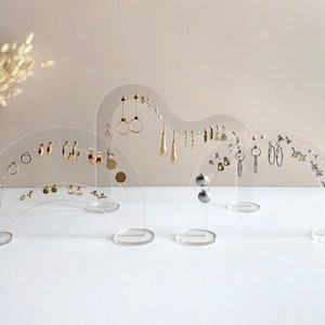 Acrylic Earring Holder | Earring Display Stand | Earring Organizer ...