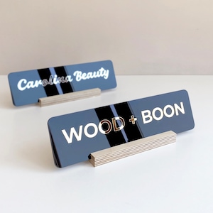 Business Sign Acrylic | Business Name Sign for Table | Custom Made Shop ...