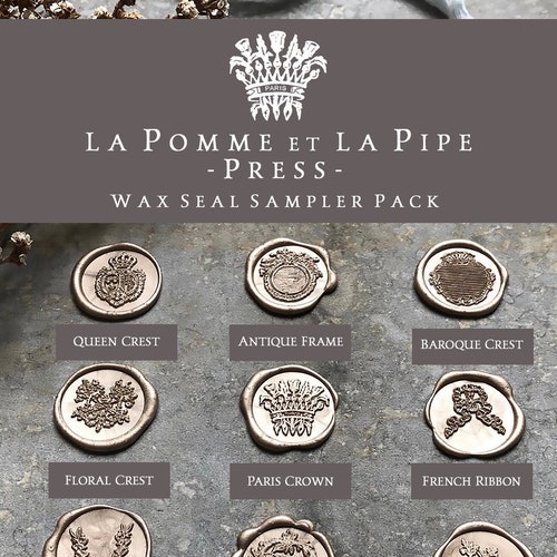 Wax Seal Sampler Pack French Wax Seals Wax Seals Self - Etsy