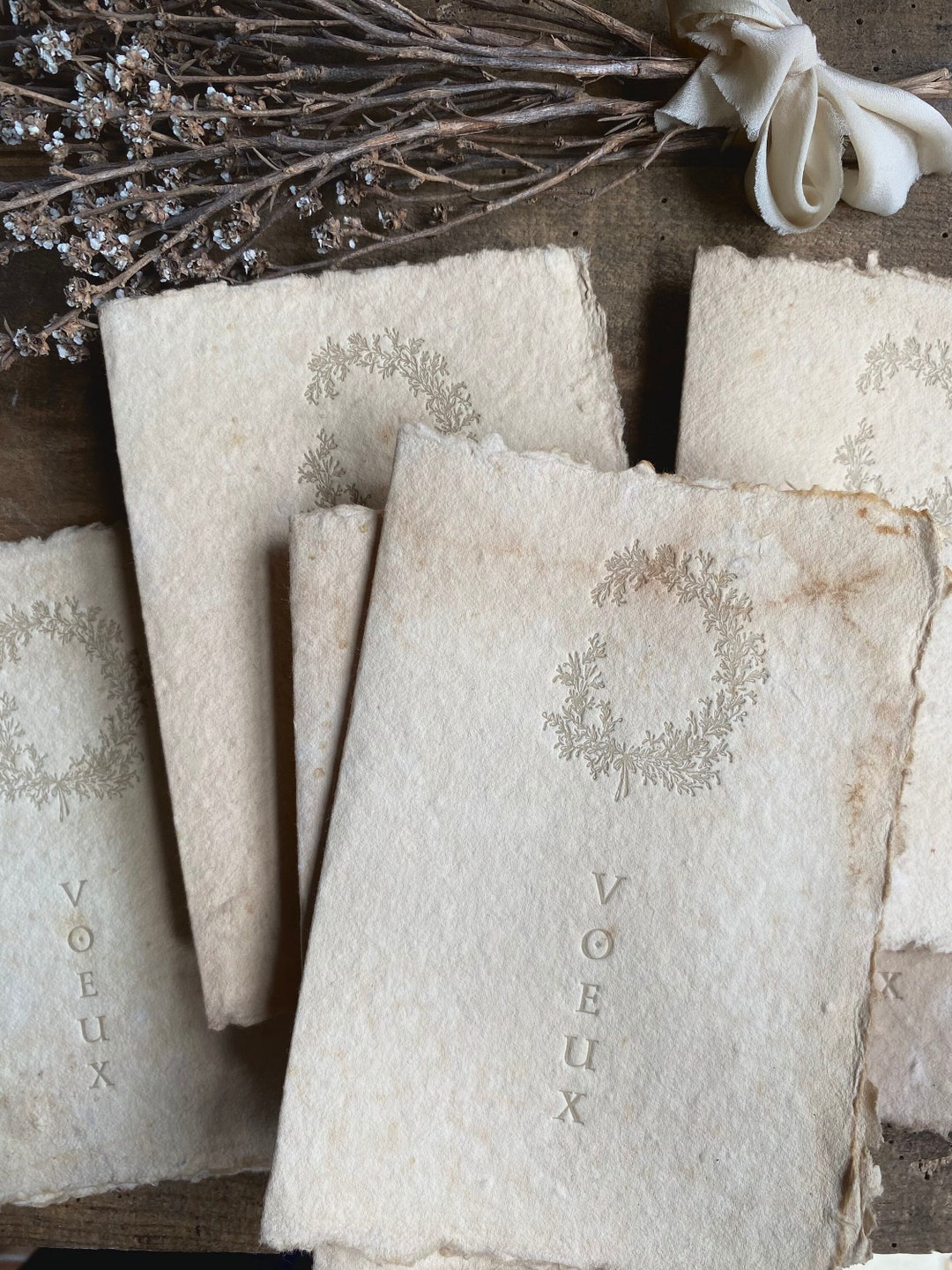 Wedding Vow Cards, Wedding Vow Cards, French Vow Books, His Vows, Her ...