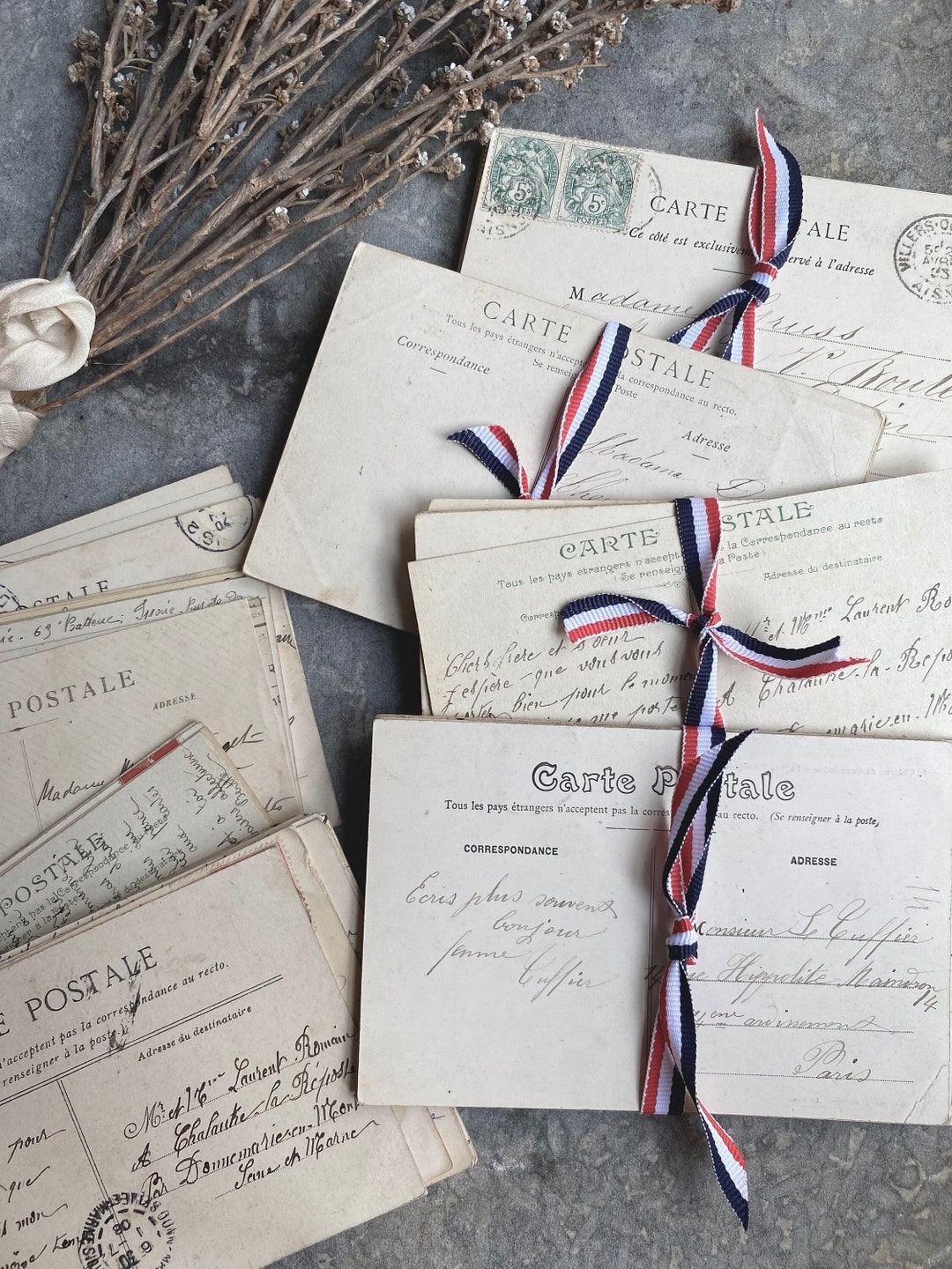 Cartes Postales, Carte Postale, Lot of French Post Cards, Antique ...