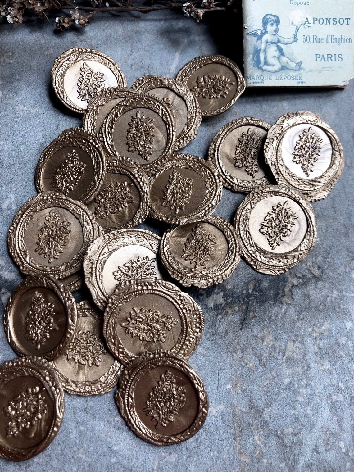 Wax Seal Sampler Pack French Wax Seals Wax Seals Self - Etsy