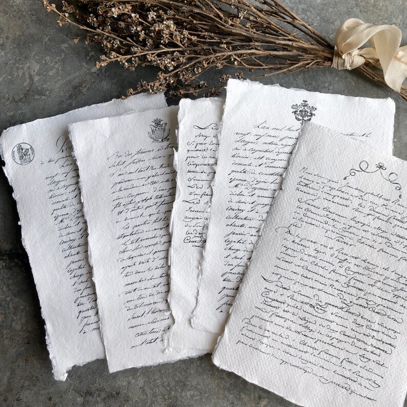 Antique Inspired French Papers, Vintage Inspired Paper, Vintage French ...