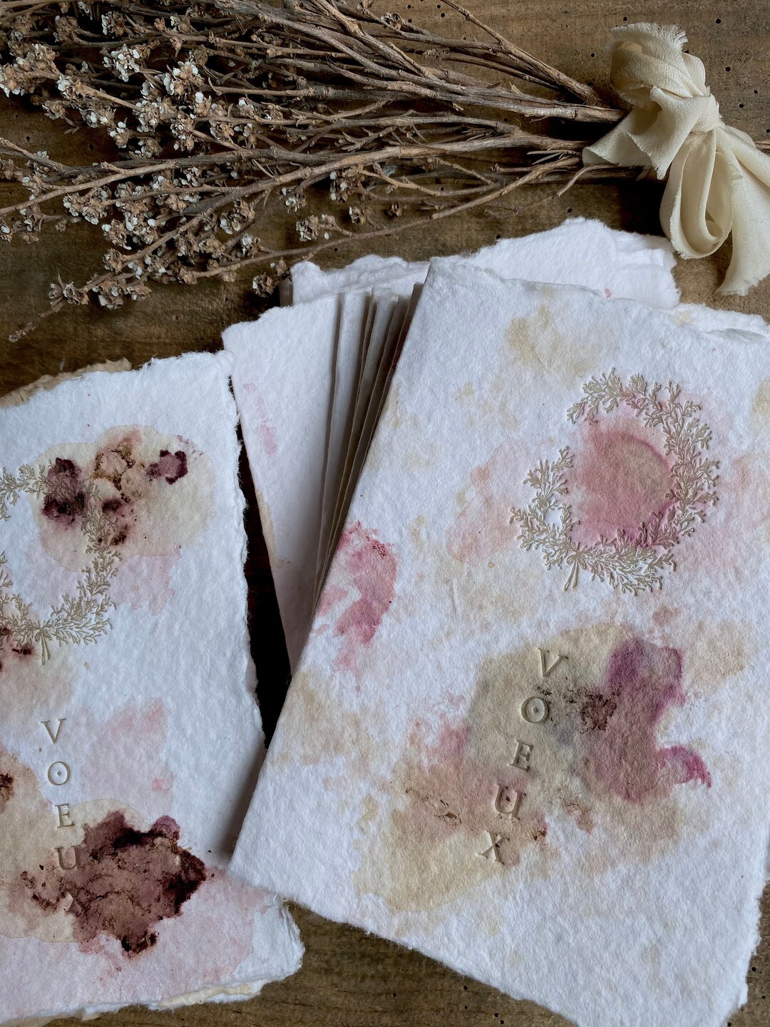 Wedding Vow Cards, Wedding Vow Cards, French Vow Books, His Vows, Her ...