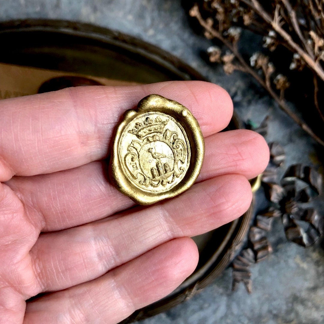 Antique French Wax Seals, Wax Seals, Self Adhesive Wax Seals, Self ...