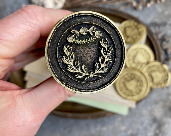 Antique French Wet Seal Stamp, French Wax Seal Stamp, French Antiques ...