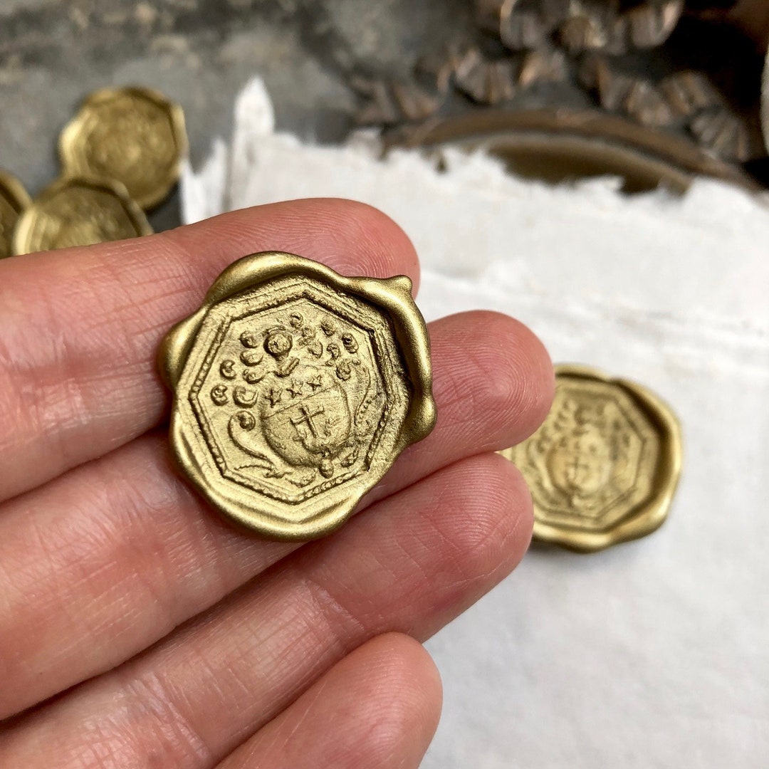 Antique French Wax Seals, Wax Seals, Self Adhesive Wax Seals, Self ...