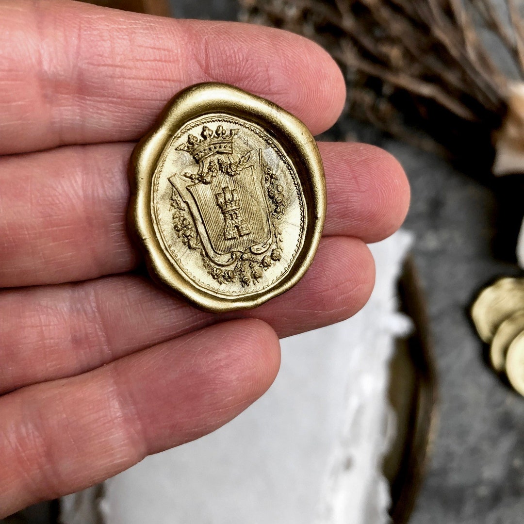 Antique French Wax Seals, Wax Seals, Self Adhesive Wax Seals, Self ...