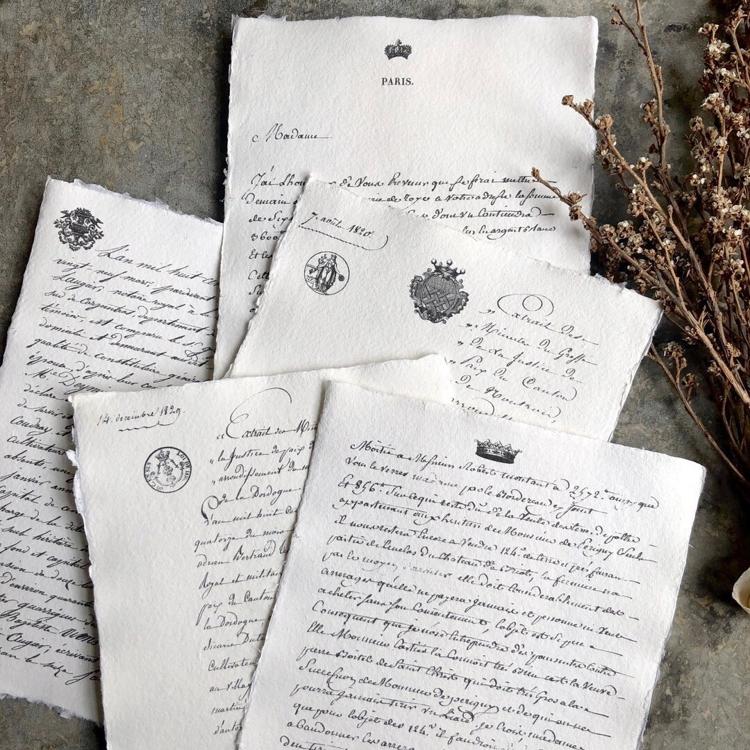 Antique Inspired French Papers, Vintage Inspired Paper, Vintage French ...