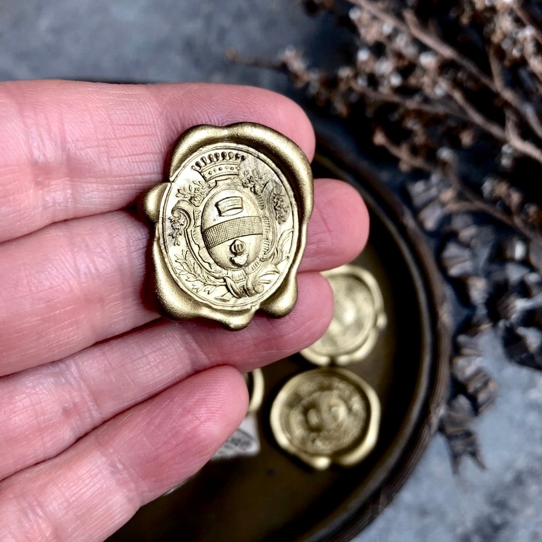 Antique French Wax Seals, Wax Seals, Self Adhesive Wax Seals, Self ...