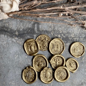 Wax Seal Sampler Pack, French Wax Seals, Wax Seals, Self Adhesive Wax ...