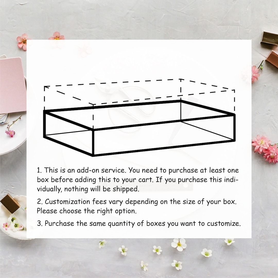Customize the Depth of the Box - for Large Single Boxes - Etsy