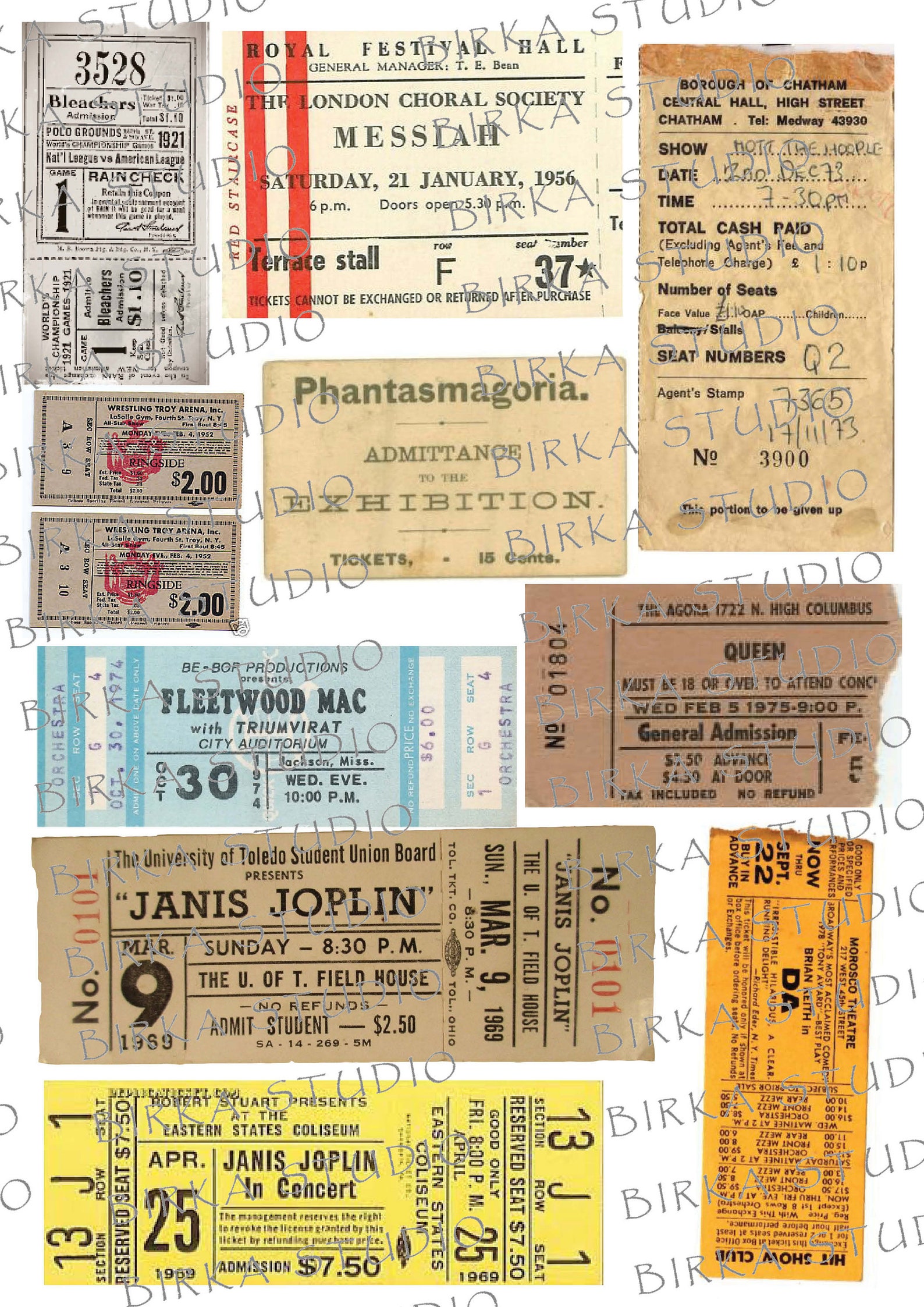 Digital Vintage Stationary, Personalized Vintage Ephemera Printable ...