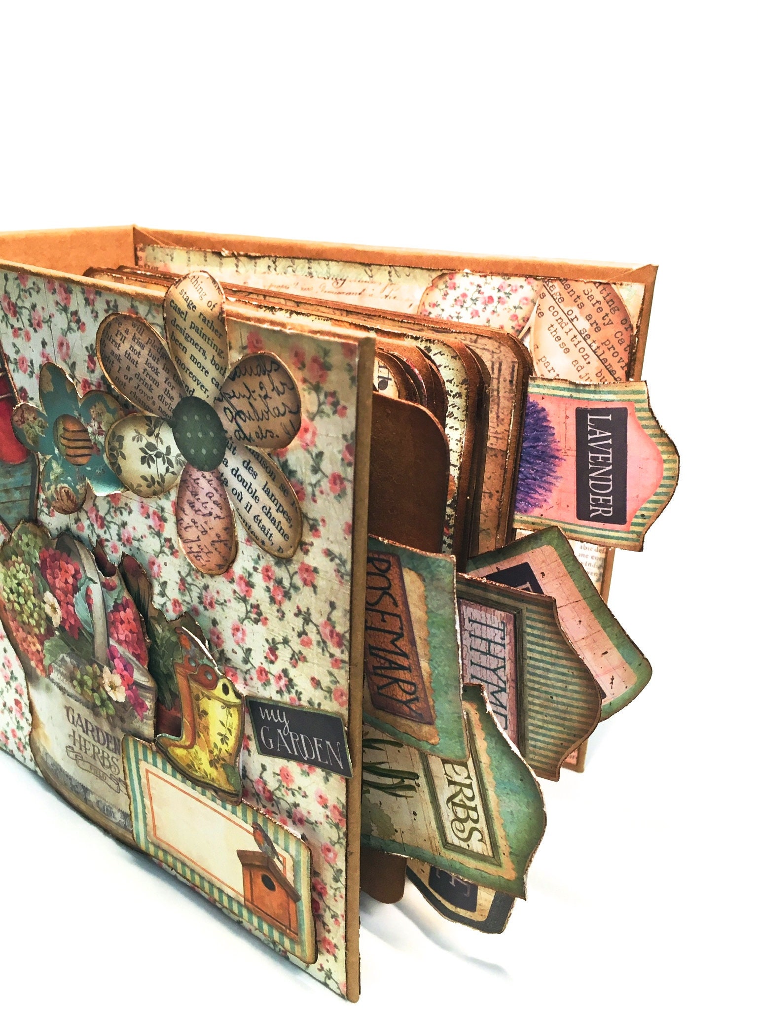 Handmade Memory Album. Personalised Gift for Mother Scrapbook Photo ...