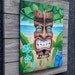 Tiki Beach - Artist Proof, 8x10” Acrylic Painting, Tiki Bar Art, Tiki ...