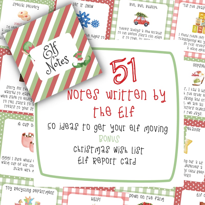 Elf Notes - Etsy