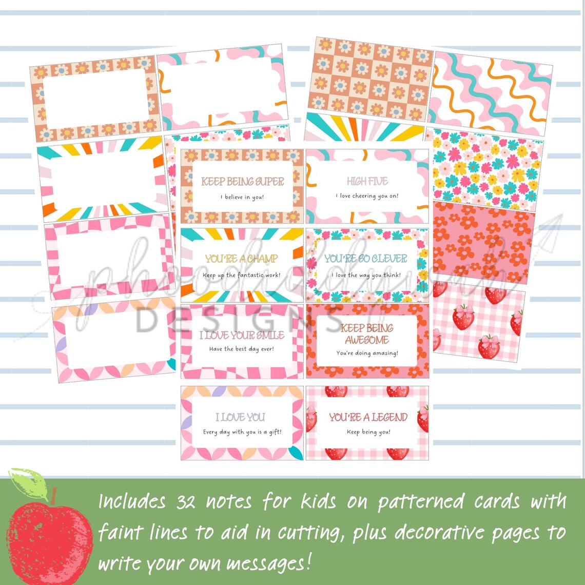 Lunch Box Notes | Positive Notes of Encouragement | Notes From Home ...