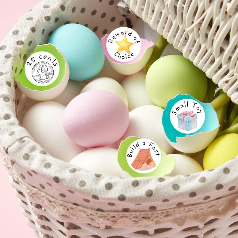 Printable Easter Egg Fillers, Egg Hunt Coupons, Easter Prize Tokens ...