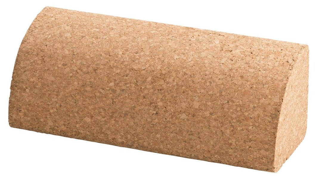 Yoga Block QUARTER rollo en cuartos bloque en cuartos de corcho natural ...