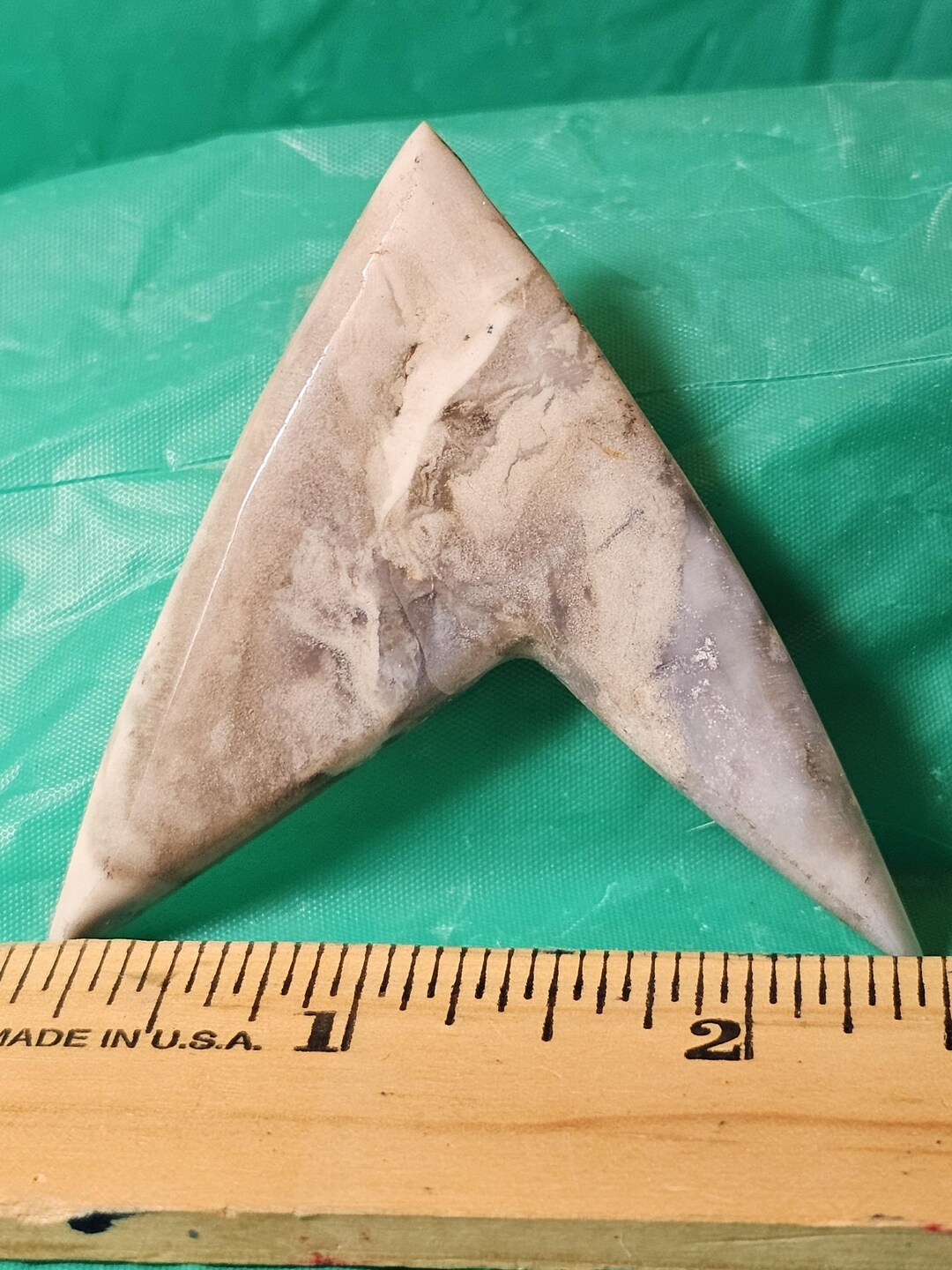 Pleasing Purple Cloud Agate Star Trek Combadge Pin 307 - Etsy