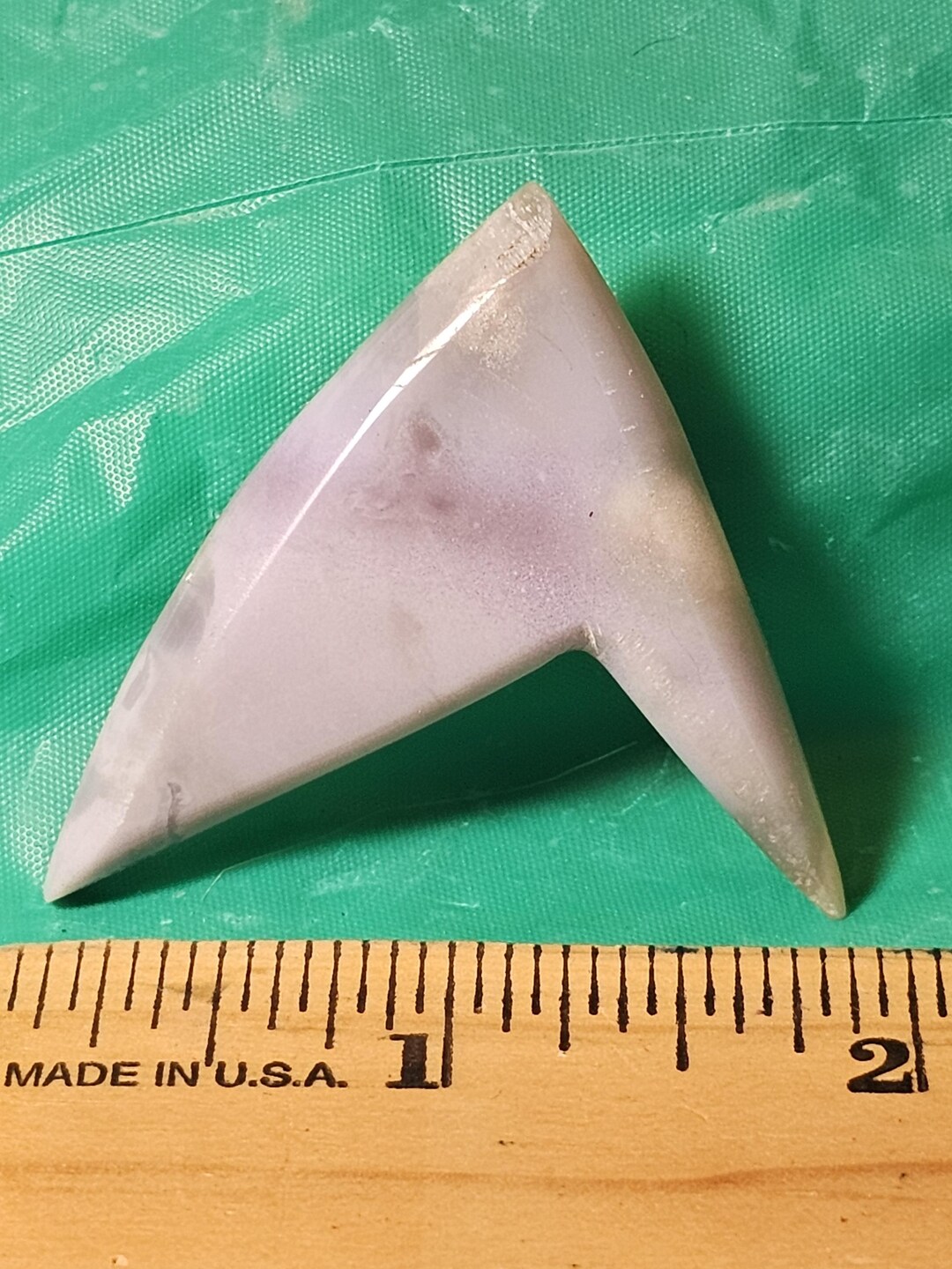 Dreamy Purple Cloud Agate Star Trek Combadge Pin 858 - Etsy