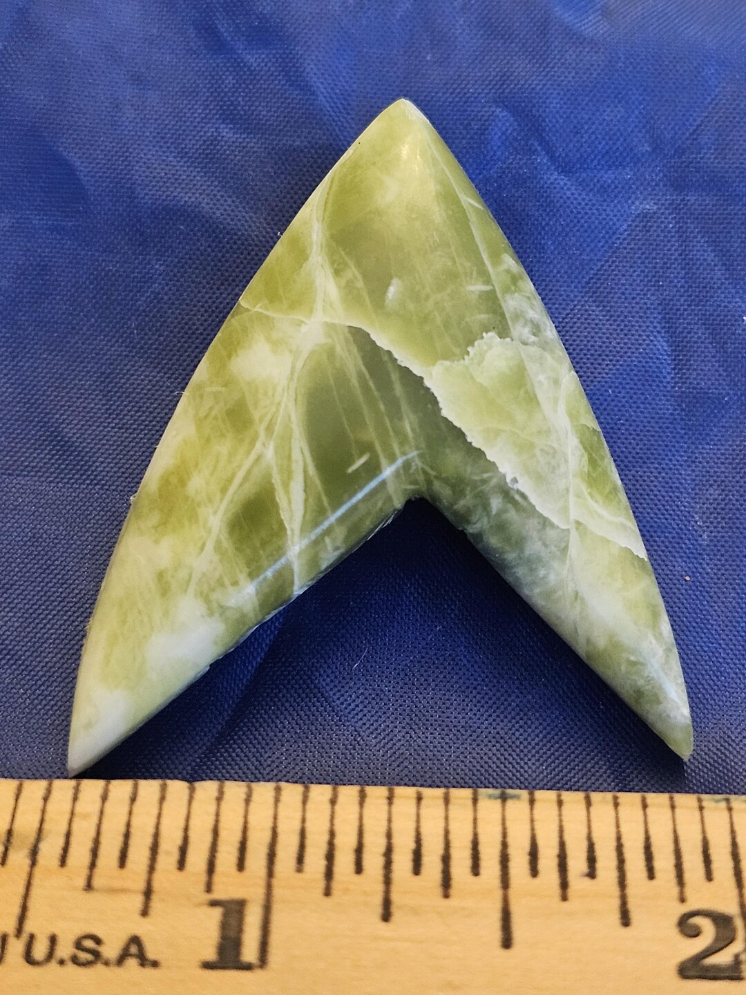 Groovy Green Serpentine Star Trek Combadge Pin #856 - Etsy