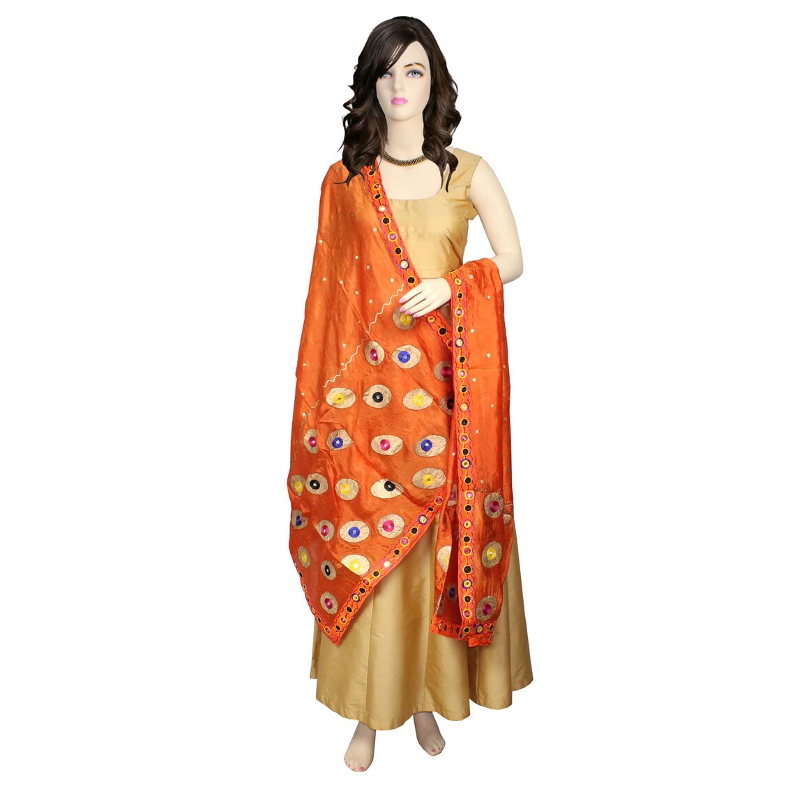 Chunni Dupatta Scarf Beautiful Art Silk Dupatta Thread - Etsy