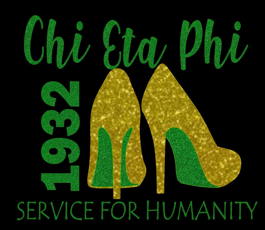 Chi Eta Phi Glitter Sorority Tshirt XHO Glitter T Shirt Chi | Etsy