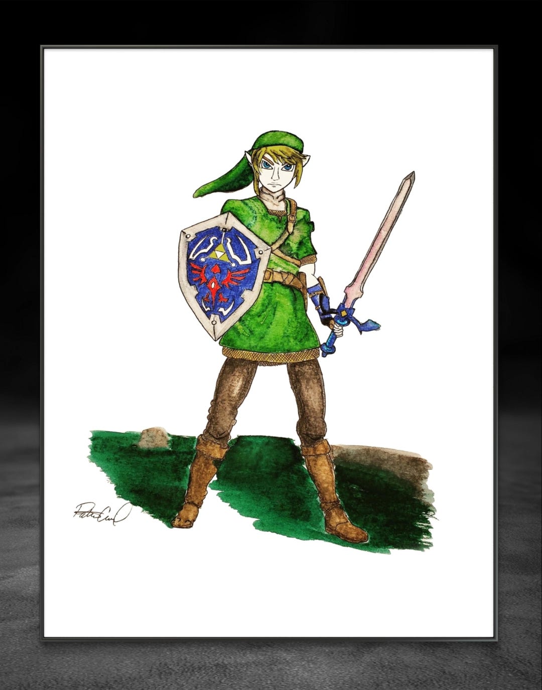 Link - Legend of Zelda | Fan Art | Printable Wall Art | Digital File ...